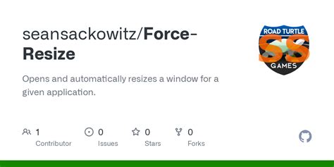 Github Seansackowitzforce Resize Opens And Automatically Resizes A