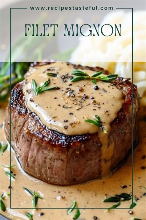 Best 13 Filet Mignon With Creamy Peppercorn Sauce Artofit