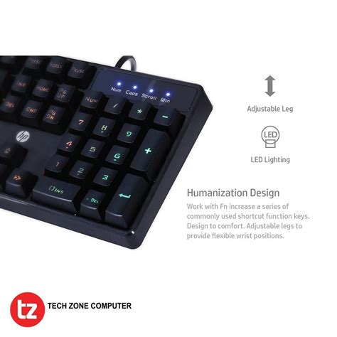 Hp Gaming Keyboard With Rgb Wired Usb K Computers Tech Parts Accessories Computer