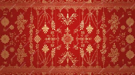 Indian Sari Patterns With Elegant Fabrics Premium Ai Generated Vector
