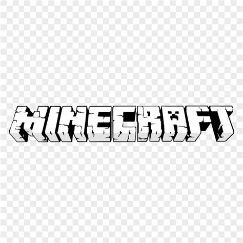 Black And White Minecraft Logo Villagerverse Der Minecraft Podcast