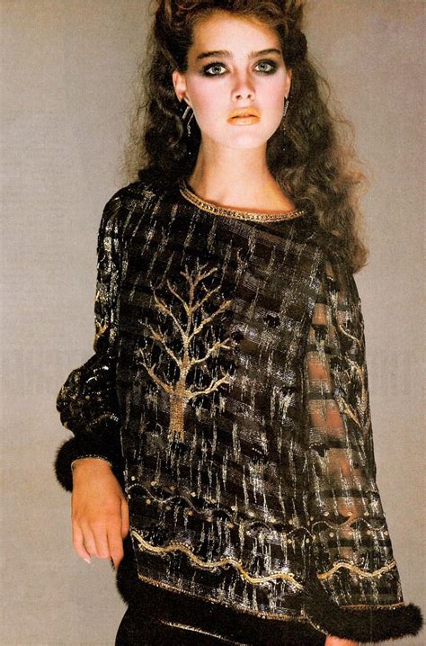 Brooke Shields Photographed By Richard Avedon For Us Vogue November