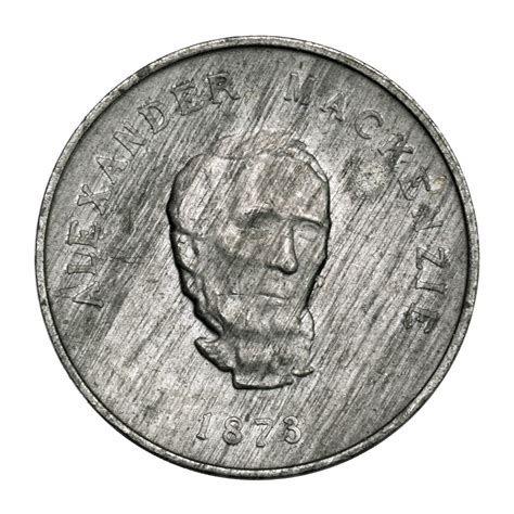 Shell Oil Token Miniszterelnök Sorozat 1975 Alexander Mackenzie