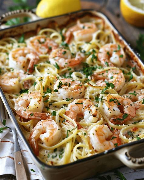 Shrimp Scampi Pasta Bake Cooking With Blog