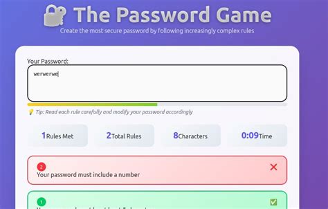 The Password Game Nealfun