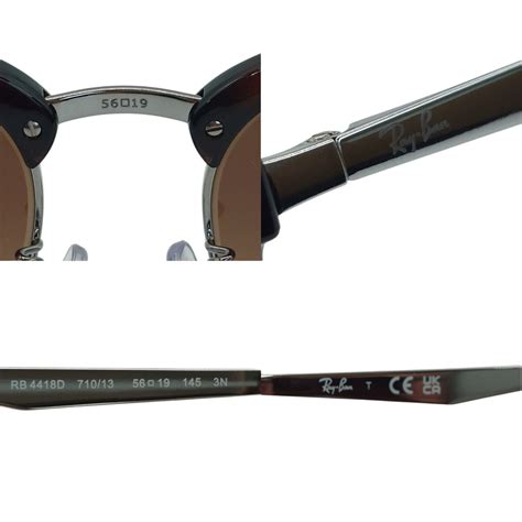 Ray Ban レイバン サングラス Clubmaster ブラウン Rb4418d 71013 56 中古 メルカリ