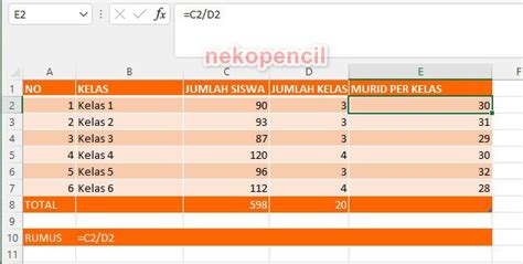 Rumus Dasar Excel Pengurangan Penambahan Pembagian Dan Perkalian