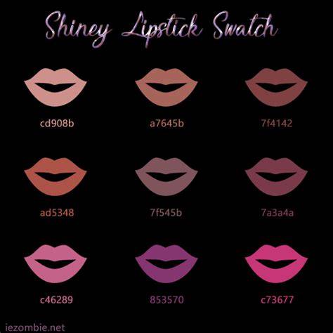 Lipstick Color Hex Code At Jennifer Lyman Blog