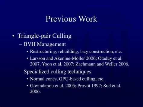 Ppt Fast Collision Detection For Deformable Models Using Representative Triangles Powerpoint