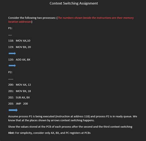 solved assume process p1 is being executed instruction at