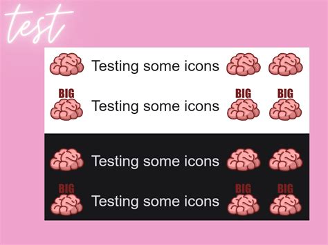 Brain Meme Emote Pink Emote Meme Emote Twitch Emote Discord Emote Emote Etsy