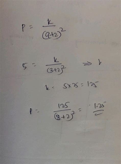 4nthe Quantity P Varies Inversely As The Square Of Q2 N P5