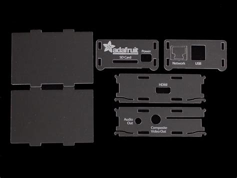 adafruit pi box enclosure for raspberry pi model a or b id 859