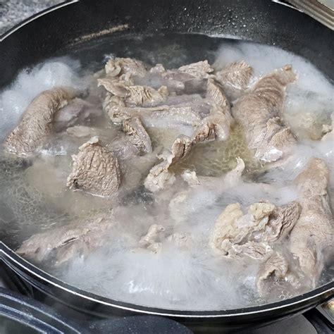 술꾼의 최고 안주 도가니 스지 수육