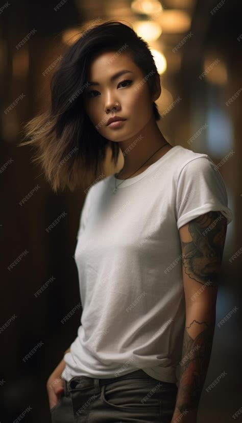 Premium Photo Capturing The Joy And Beauty Of A Happy Korean Model