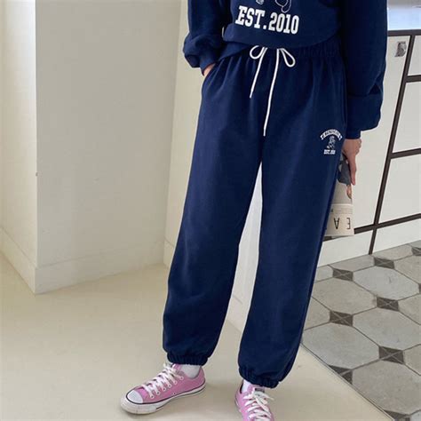 엘리즈데이 봉시스터즈 퍼피조거팬츠 여성긴바지 트레이닝팬츠 츄리닝바지 조거팬츠 허리밴딩