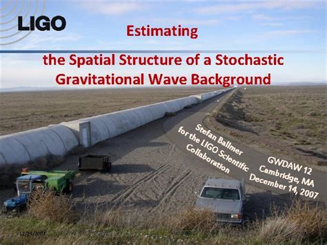 Estimating The Spatial Structure Of A Stochastic Gravitational