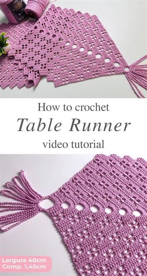 Crochet Table Runner Elevate Your Décor Elegance Crochet Table