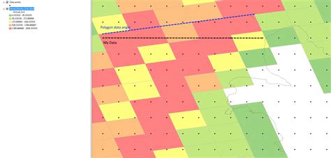 Python Interpolate Points Against Angled Polygons Geographic