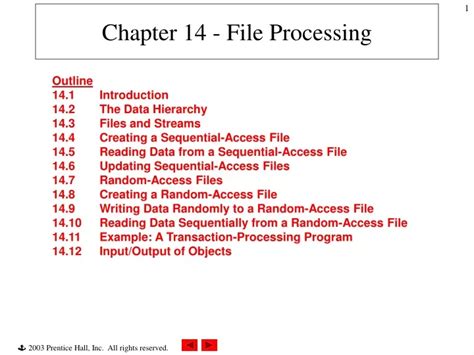 PPT Chapter File Processing PowerPoint Presentation Free Download ID