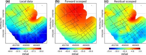A Bouguer Anomalies In The Central Region Fig 5c Mgal B Regional