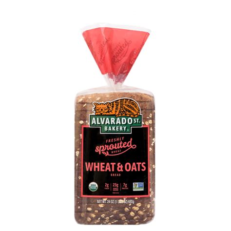 Alvarado Street Bakery Sprouted Wheat And Oats Bread Wide 24 Oz