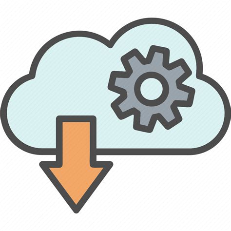 Cloud Download Storage Server Transfer Icon Download On Iconfinder