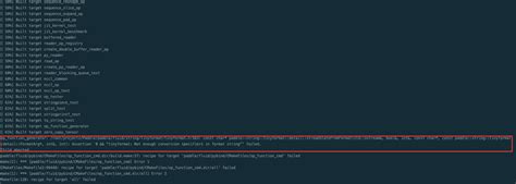 Linux编译失败： Tinyformat Not Enough Conversion Specifiers In Format