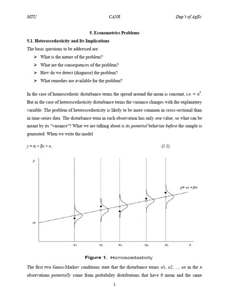 Ch 5 Econometrics Ug Pdf Multicollinearity Ordinary Least Squares