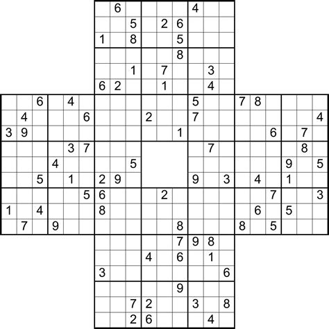 Sudoku Printable Hard Puzzles
