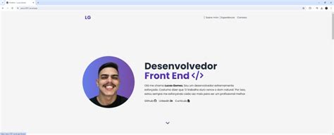 lucas gomes no linkedin oraclenexteducation portfólio desenvolvimentoweb html tailwindcss