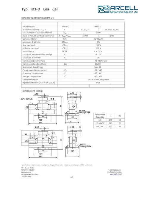 S Type Load Cell BM3 Stainless Steel S Type Load Cell Manufacturer From Vadodara