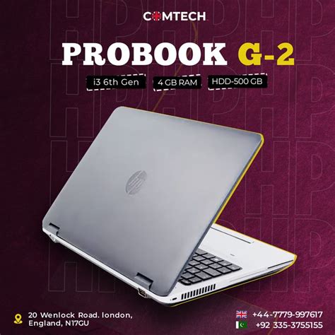 UK Imported HP Probook G Laptop With GB RAM And GB HDD