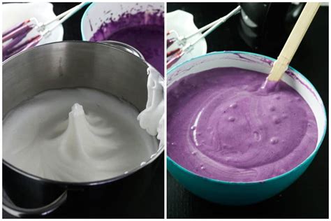 Ube Cake With White Chocolate Coconut Cream Woman Scribbles