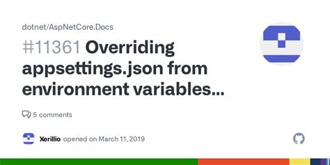 overriding appsettings json from environment variables with prefix · issue 11361 · dotnet