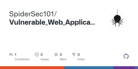 Github Spidersec101 Vulnerable Web Application