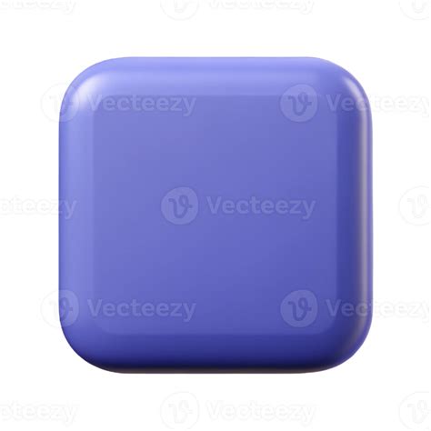 Melancholic Pristine Square With Rounded Corners Clean Lines Flat Color With Scalable Design