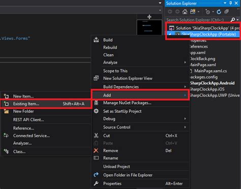xamarin forms design catclock using skiasharp