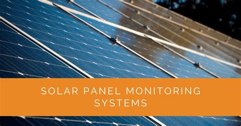 Solar Panel Monitoring Systems Solar Panels Network Usa