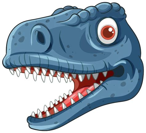 Иллюстрация с головой динозавра | Бесплатно векторы