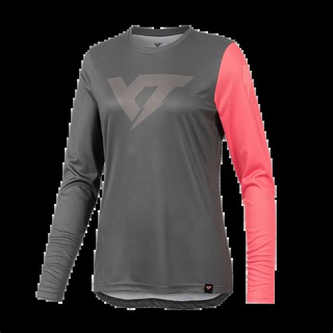 Yt Trail Main Logo Tech Lsleeve Jersey Stone Grey L Women Yt