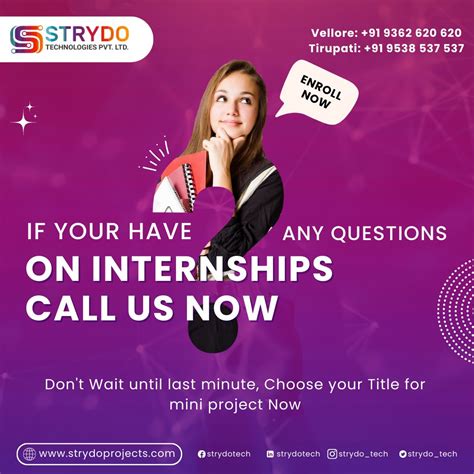 Strydo Technologies Vellore Tirupati Finalyear Projects