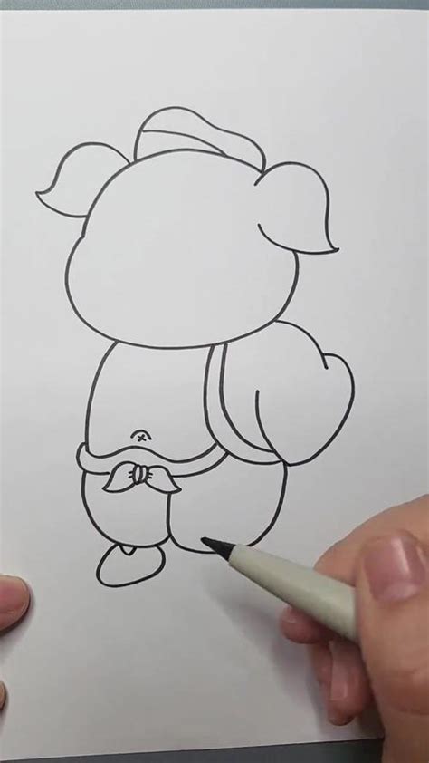 简笔画猪八戒图片大全 简笔画猪八戒图片大全可爱 画趣文库（我爱生活）