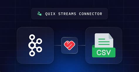 Quix On Linkedin Introducing The Quixstreams Csv Sink Connector You Can Now Integrate