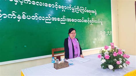 မိုင်းရှူးမြို့၌ ခရိုင်အဆင့် မိခင်နှင့်ကလေးစောင့်ရှောက်မှုကြီးကြပ်ရေးအဖွဲ့ ၃၂ နှစ်မြောက် နှစ်ပတ