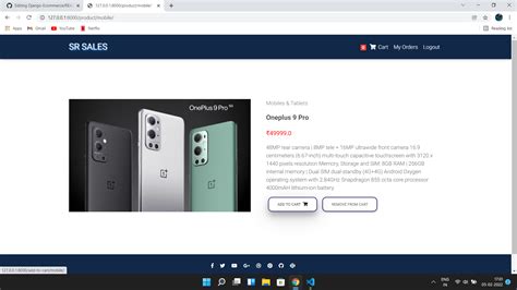 Github Sparsh1101sr Sales Electronic Gadgets Ecommerce Website
