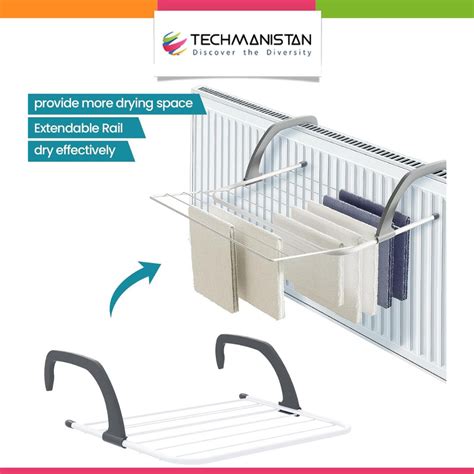 Foldable Clothes Hangerairer Radiator Drying Rack Techmanistan