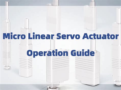 Micro Linear Servo Actuator INSPIRE