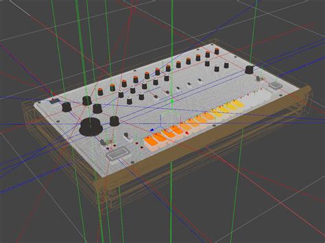 roland tr 808 rhythm composer daz 3d model by gmartworks