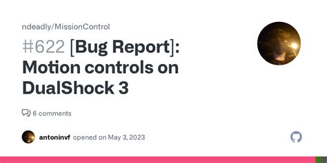 Bug Report Motion Controls On Dualshock 3 · Issue 622 · Ndeadly